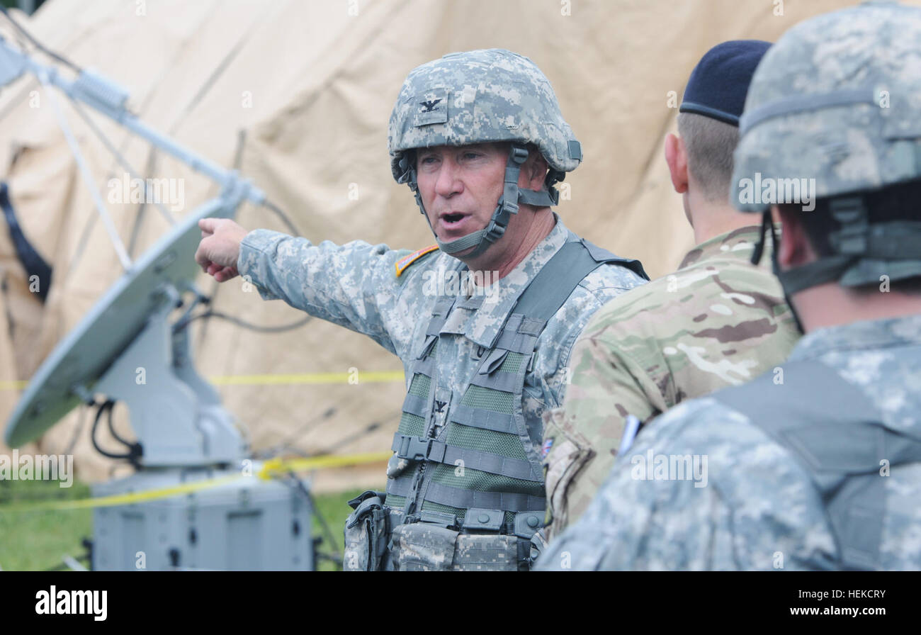 United States Army Reserve Col. Mark A. Anspach, commander of the 475th ...