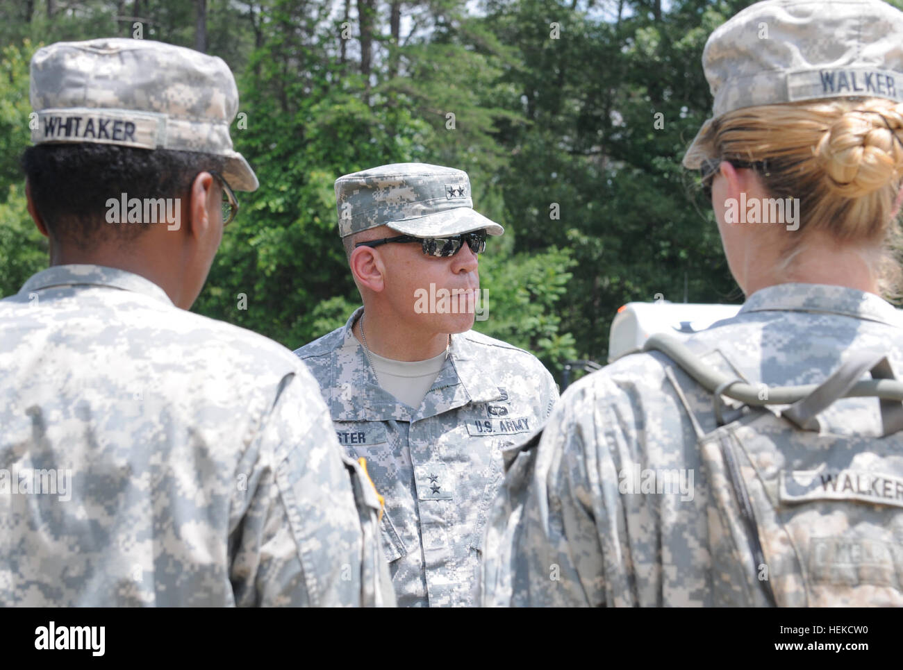 Maj. Gen. David W. Puster, commanding general of the 84th Training ...