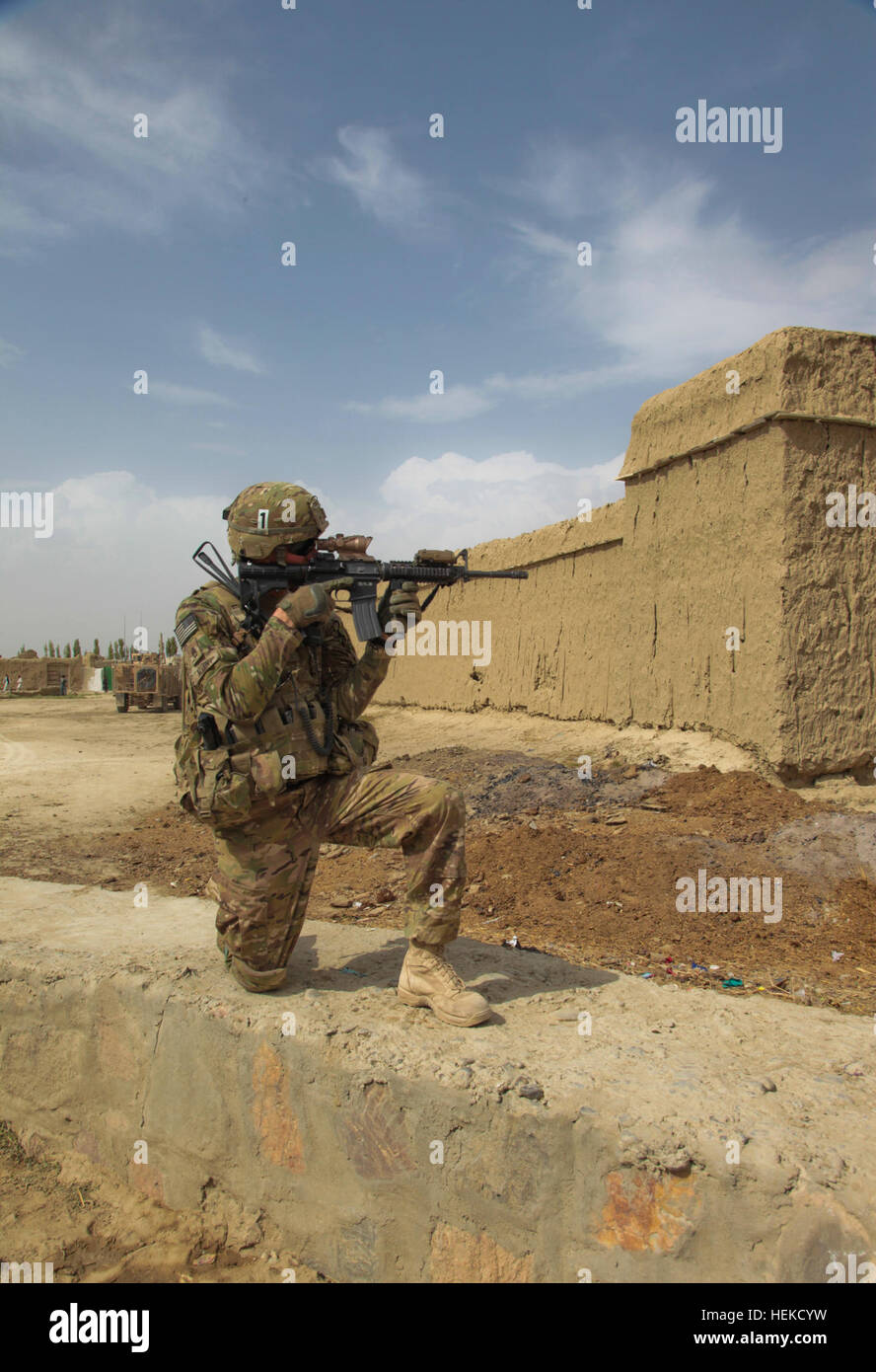 U.S. Army Staff Sgt. James Allen of Task Force 3-66, 172nd Infantry ...