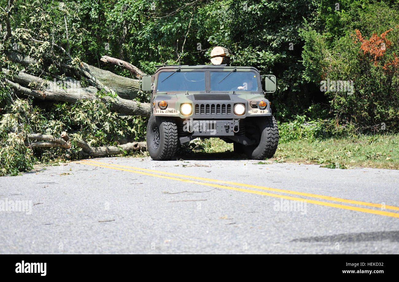 Virginia National Guard engineers clear fallen trees after Hurricane ...