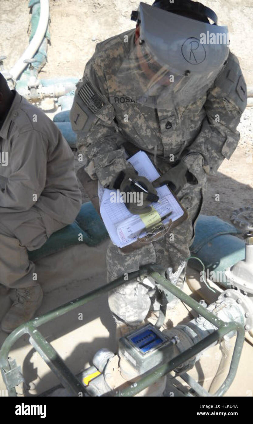 BAGHDAD—Staff Sgt. Rogelio Rosario, a section chief with Company A ...