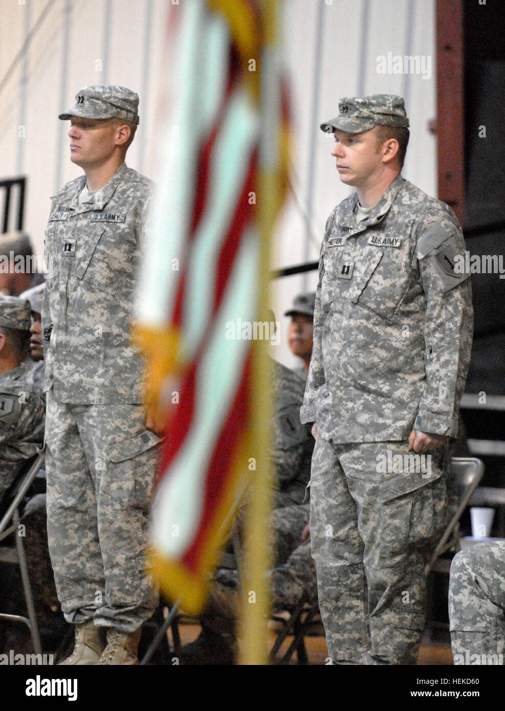 BAGHDAD—The incoming and outgoing commanders, respectively, of ...