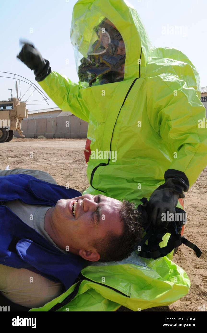 A paratrooper assigned to the 2nd Advise and Assist Brigade, 82nd ...
