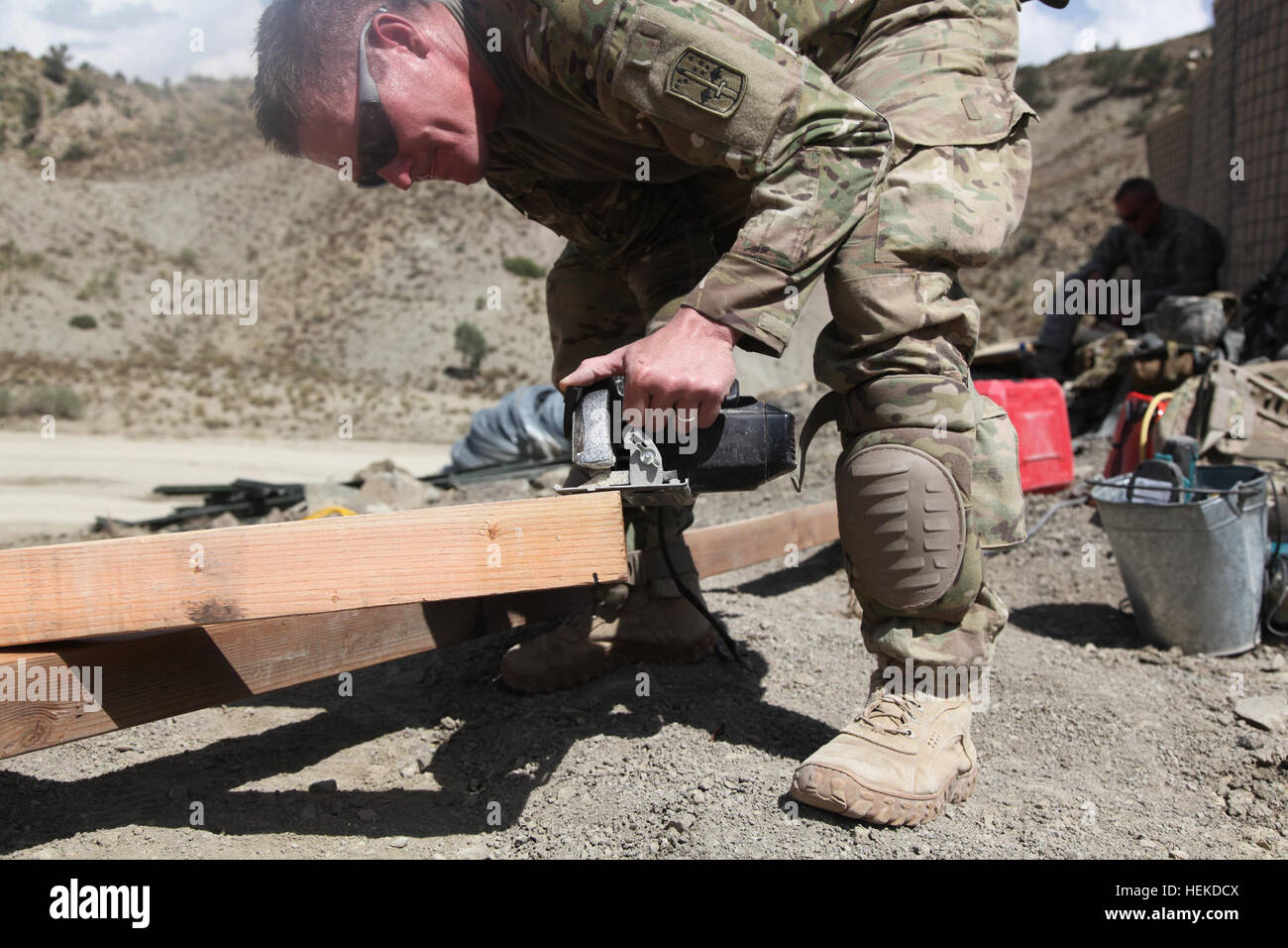 U.S. Army Sgt. Bruce Anderson from Grafenwoehr, Germany of Task Force ...