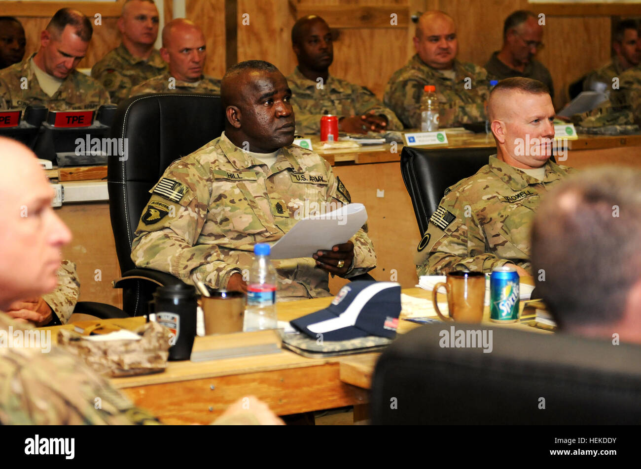In this photo provided by ISAF Regional Command South, Army Command Sgt ...