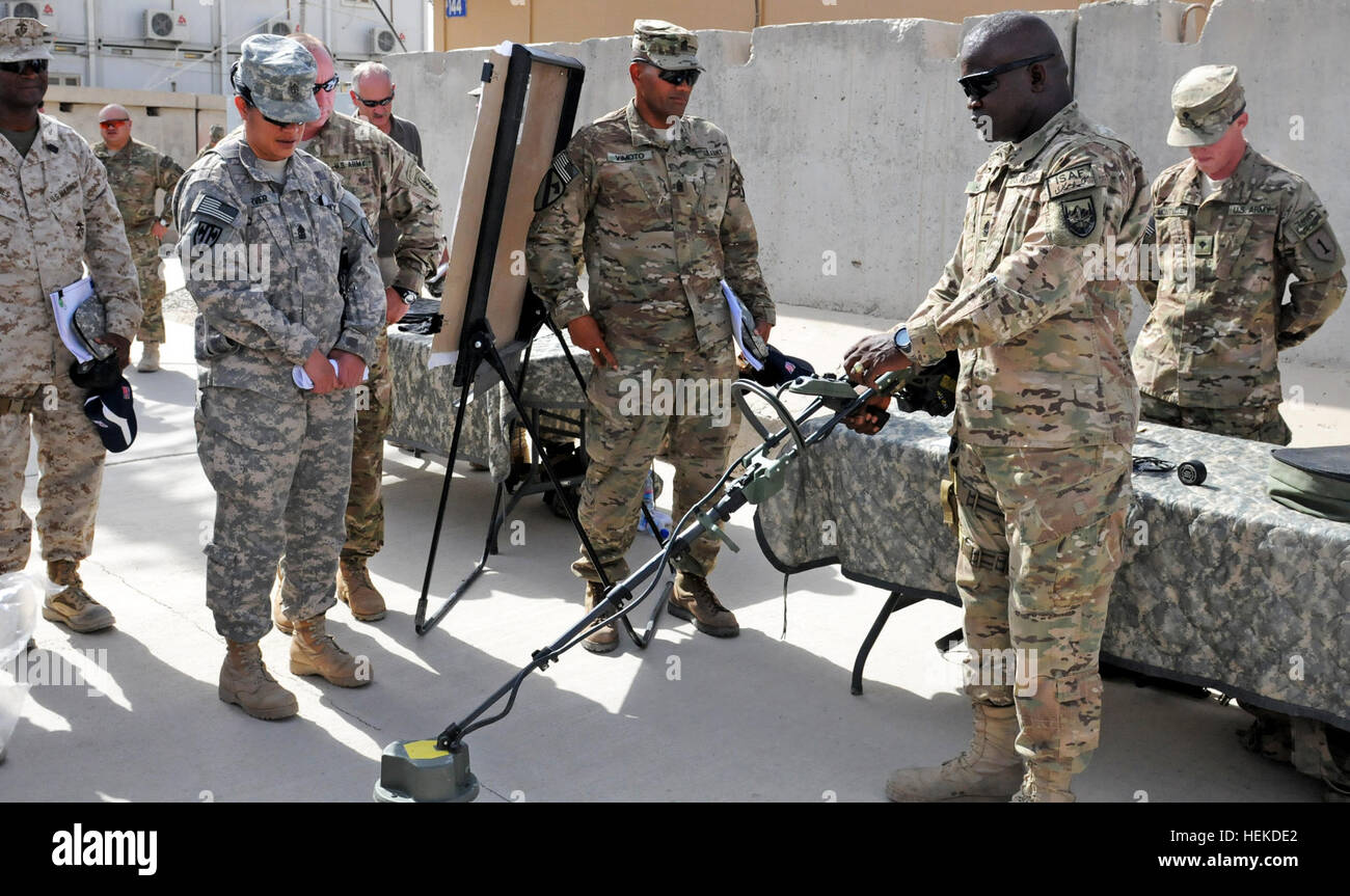 In this photo provided by ISAF Regional Command South, Army Command Sgt ...