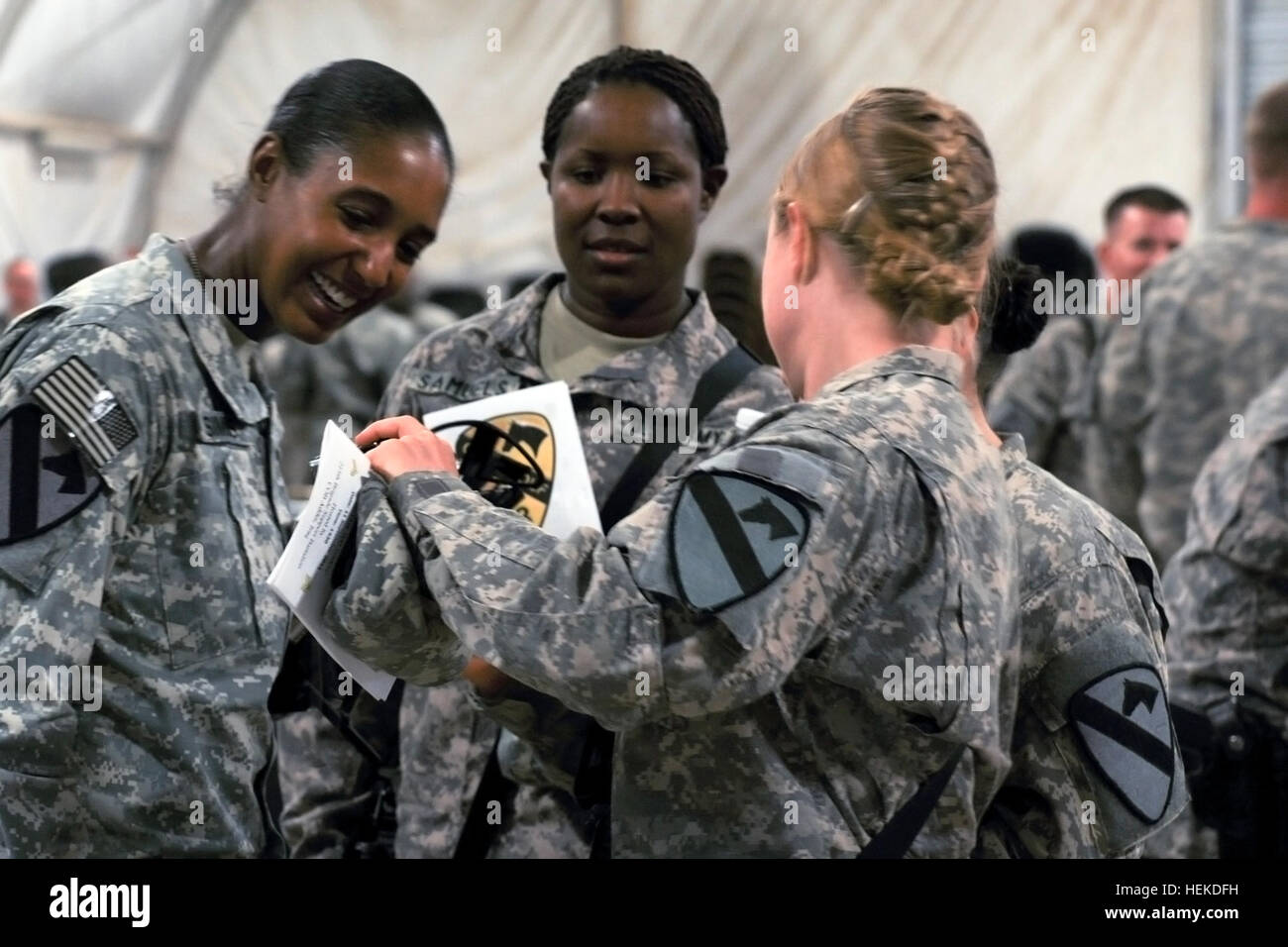 Sgt. Stephanie Simms (left), with Headquarters and Headquarters Company ...