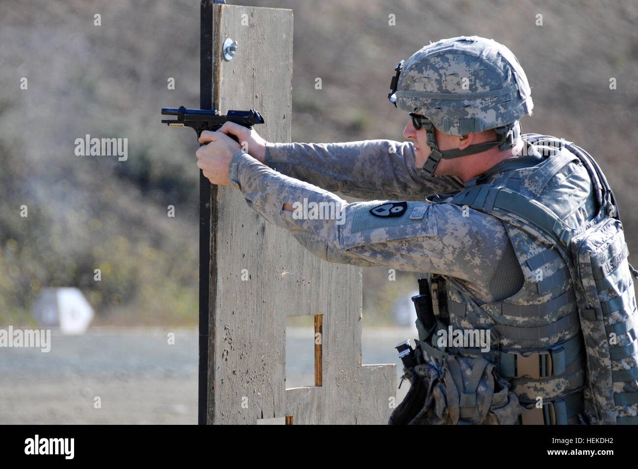 Spc. Daniel Bietz of Lincoln, Calif., a combat engineer with the 235th ...