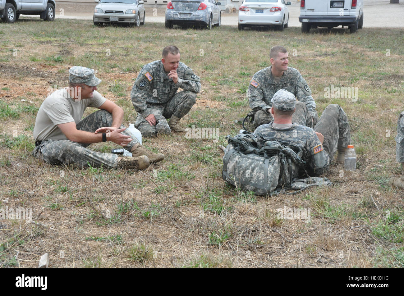 After completing a timed, 5.2 mile ruck march with their weapons and 35 ...