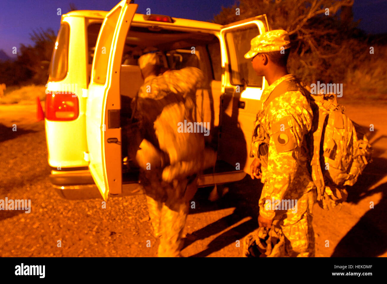 Military base checkpoint hi-res stock photography and images - Alamy