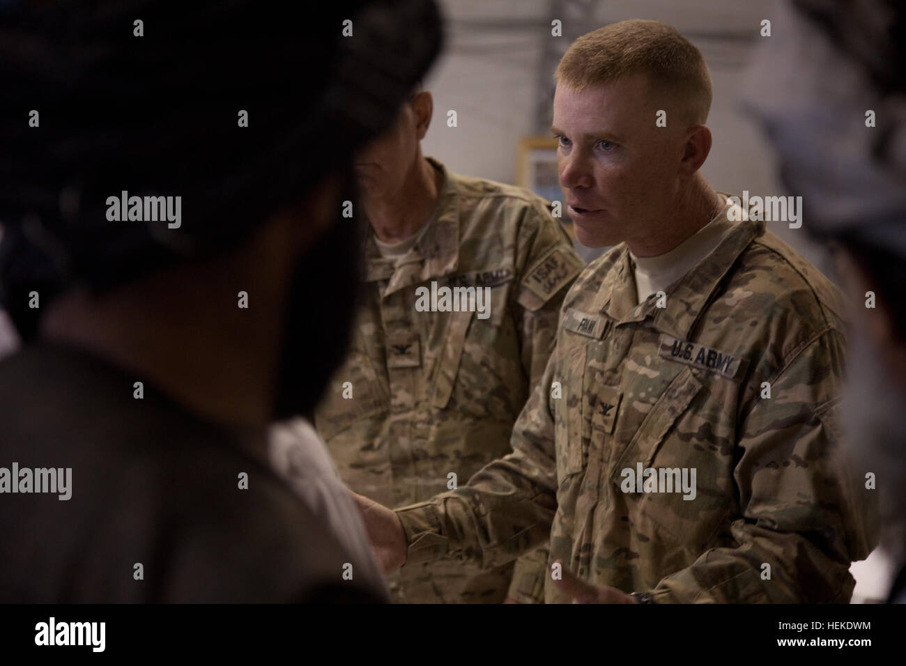 Col. Patrick D. Frank, commander, 3rd Infantry Brigade Combat Team ...