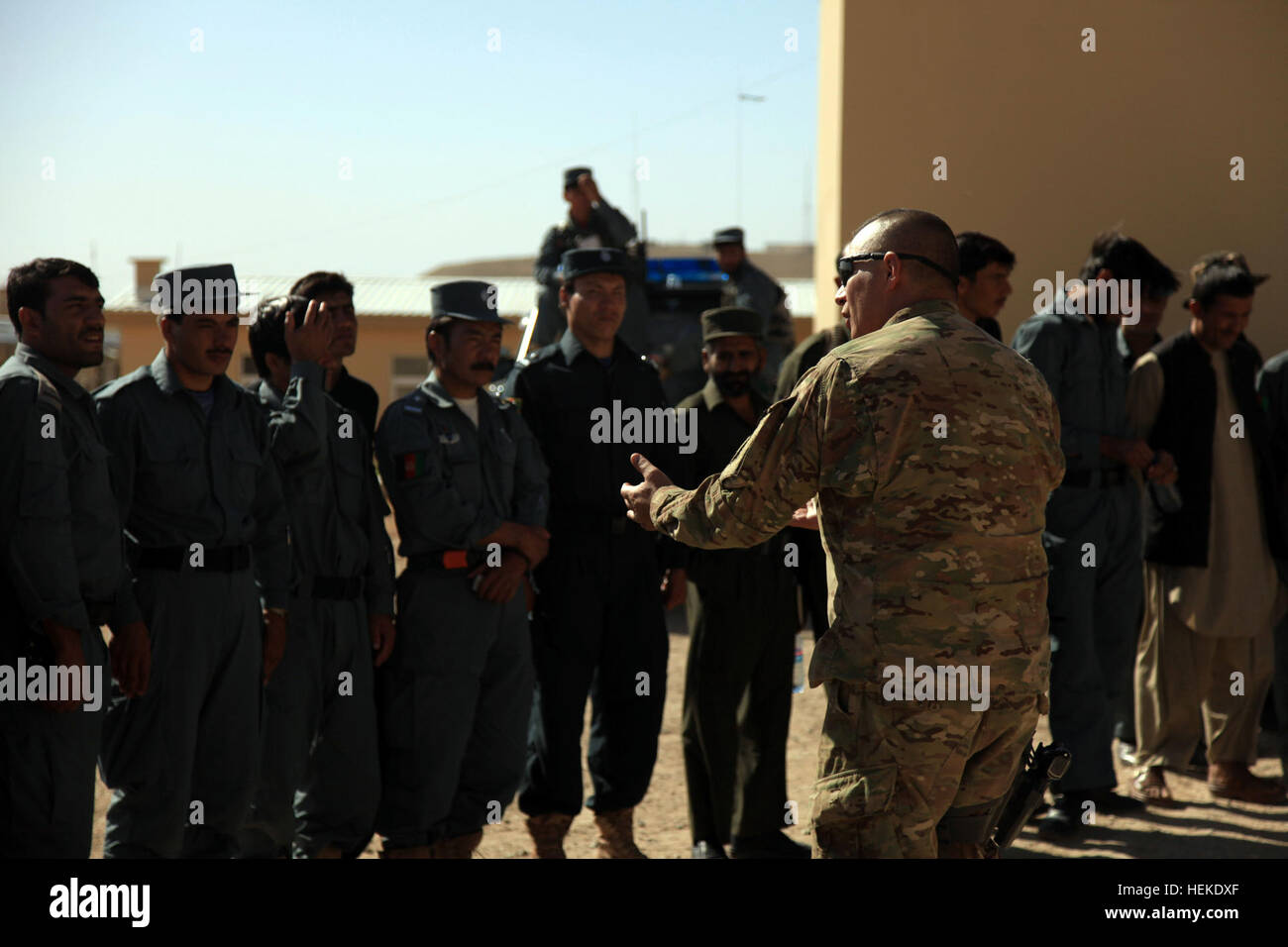 Master Sgt. Charles Horton, 284 Artillery 3rd Platoon Punishers, talks ...