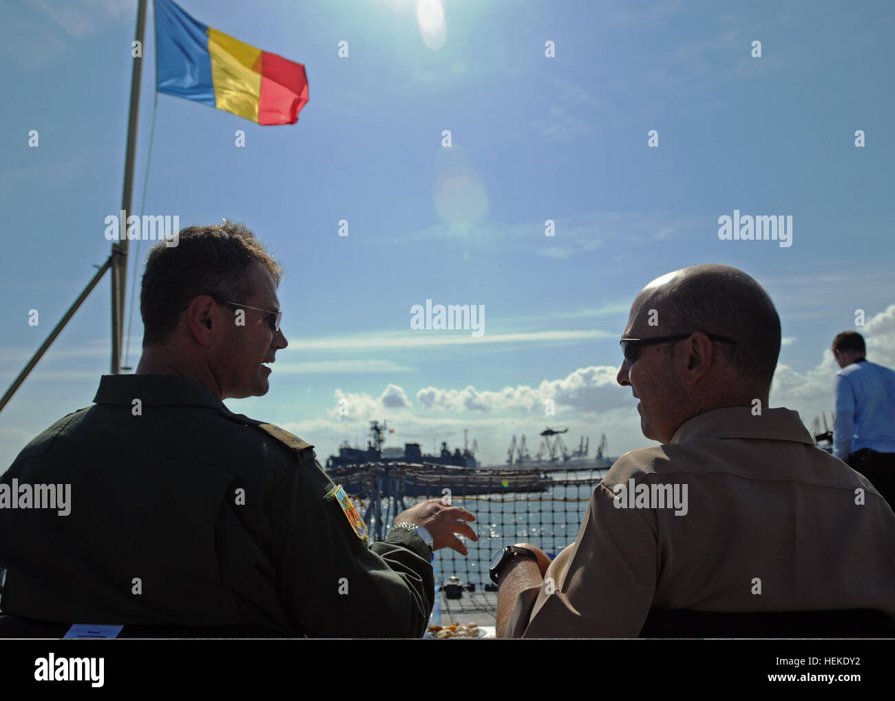 Romanian Lt. Gen. Stefan Danila, the Romanian chief of general staff ...