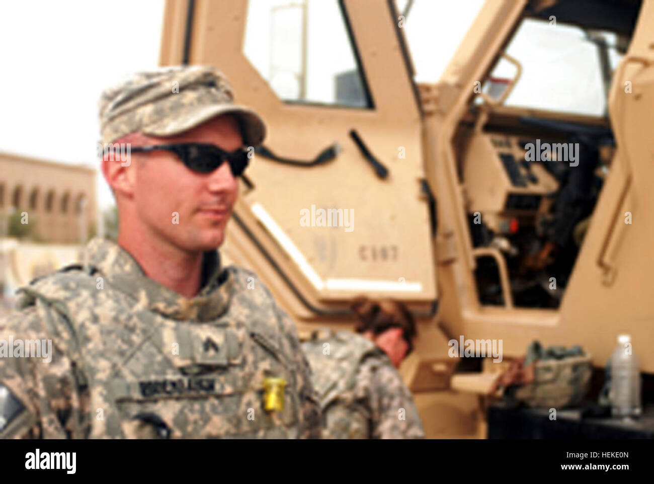 U.S. Army Sgt. from Company C, 701st Brigade Support Battalion, 4th ...