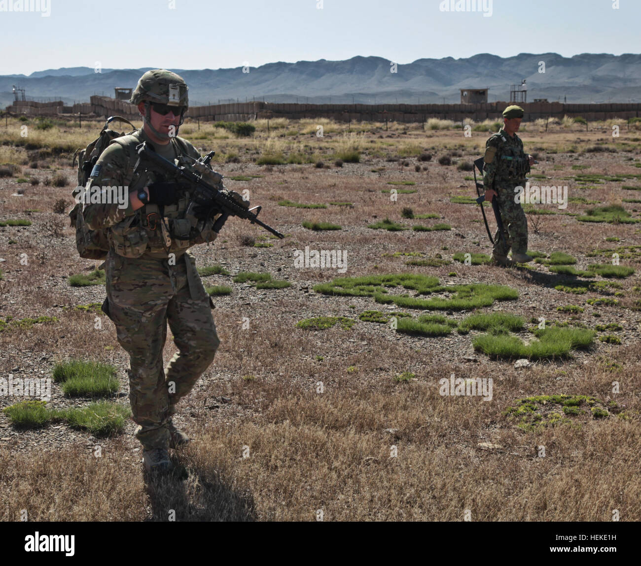 U.S. Army Staff Sgt. Joel McCullough of B Company, 1-77, Task Force 2 ...