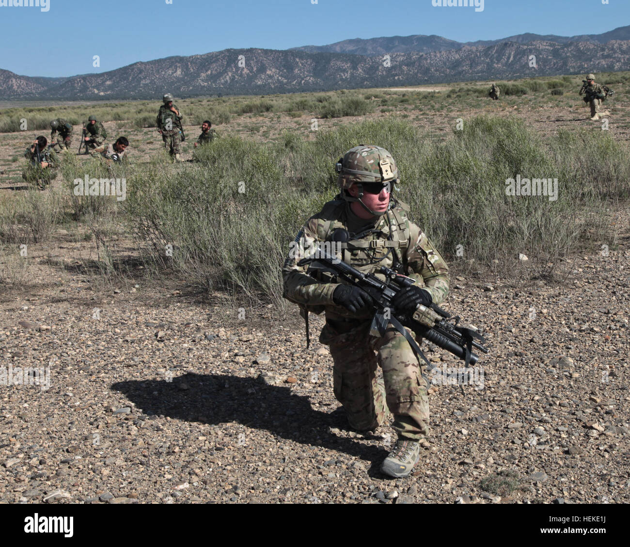 U.S. Army Cpl. James Noga of B Company, 1-77, Task Force 2-28, 172nd ...