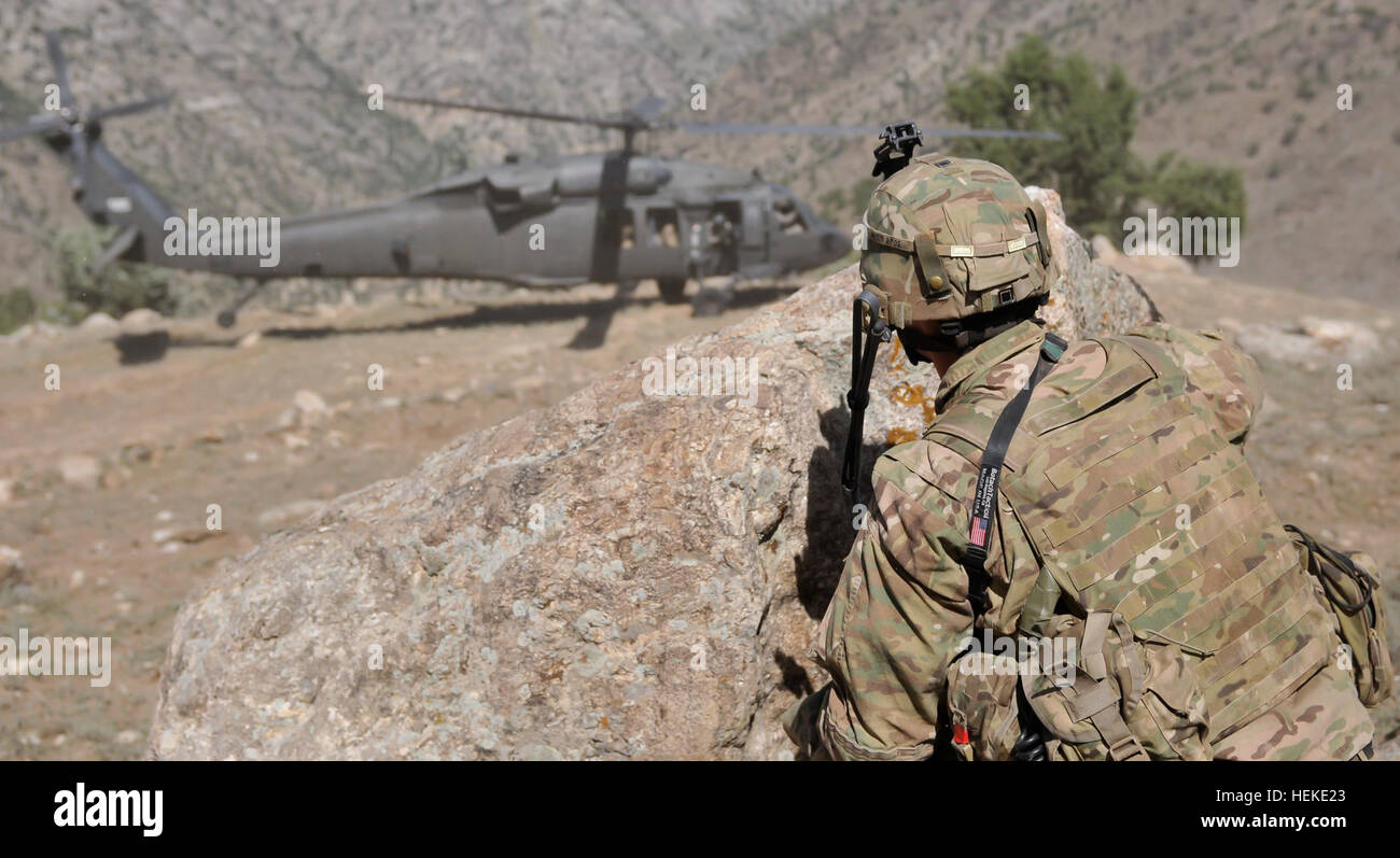 U.S. Army Capt. Jacob Hughes, commander of Bravo Company, 2nd Battalion ...