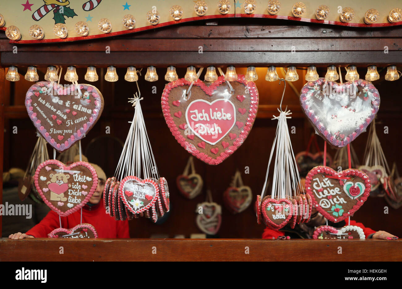 Germany Nuremberg Gingerbread Christmas Market High Resolution Stock ...