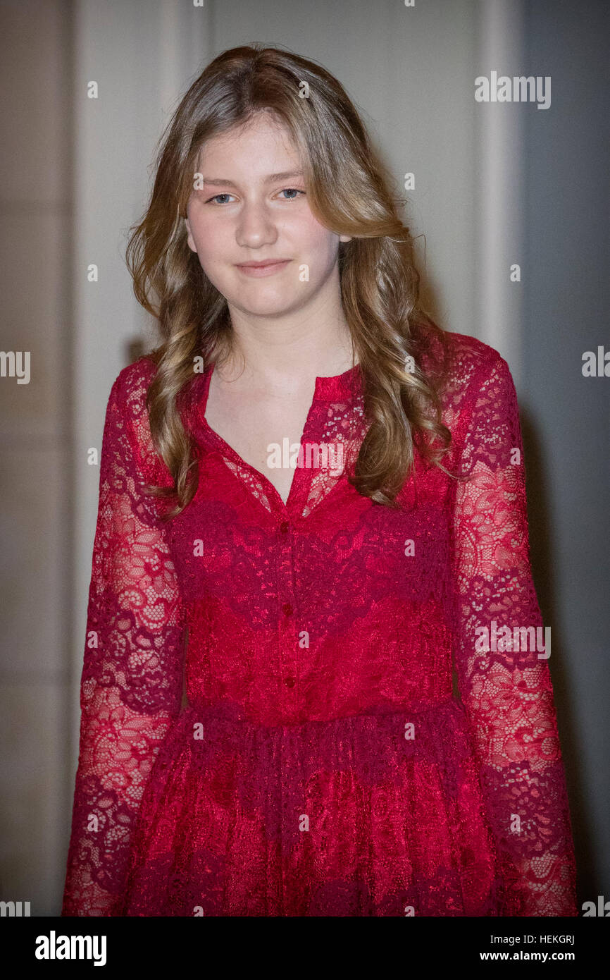 Brussels, Belgium. 21st Dec, 2016. Princess Elisabeth of Belgium ...