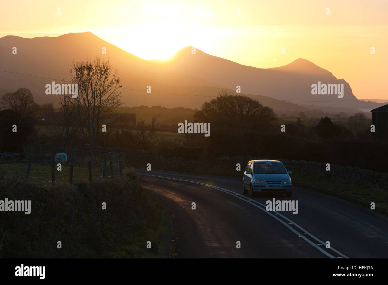 Gwynedd County, Snowdonia National Park, Wales, UK. Weather. A ...