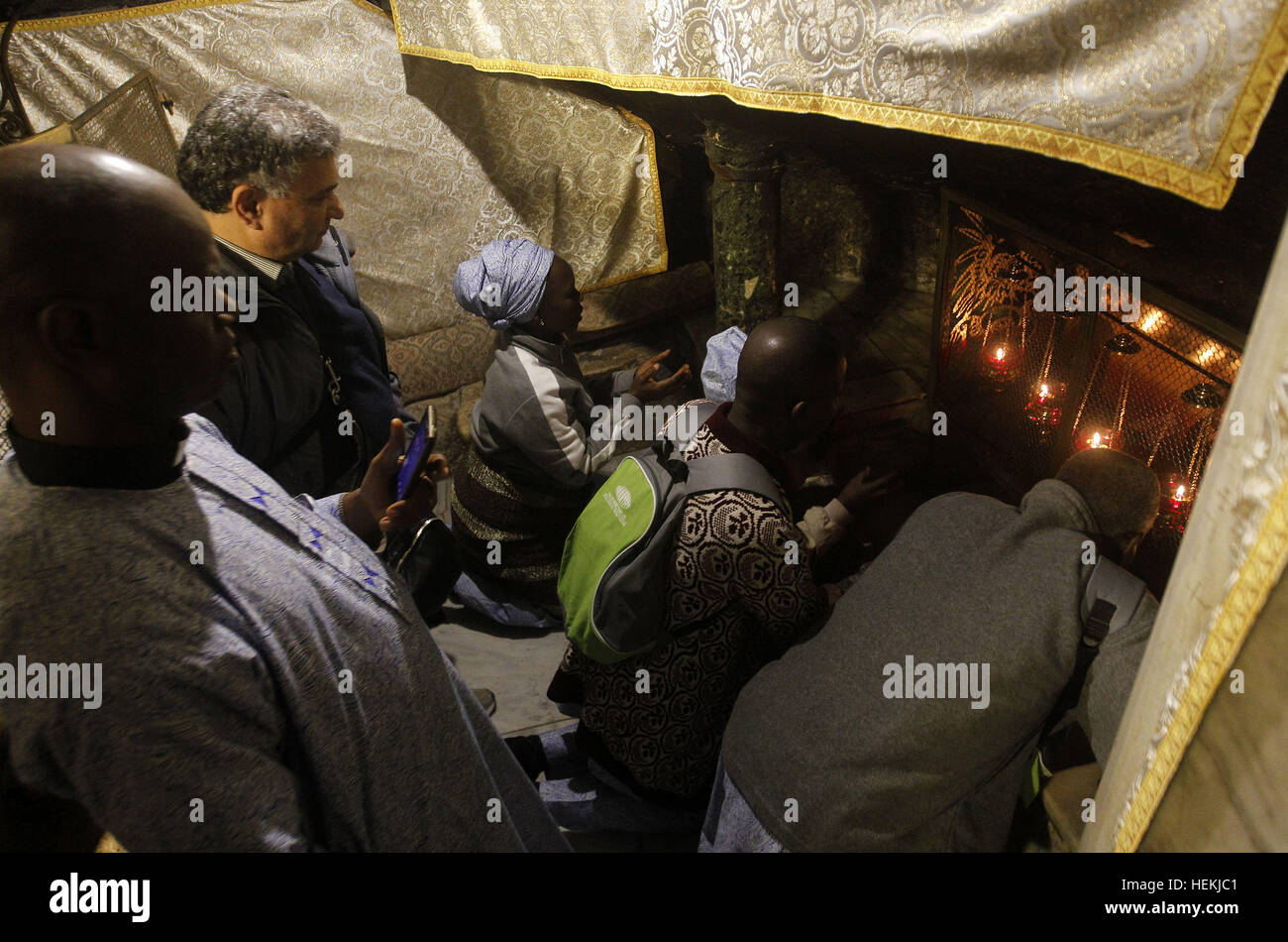 Bethlehem, West Bank, Palestinian Territory. 22nd Dec, 2016. Africans ...