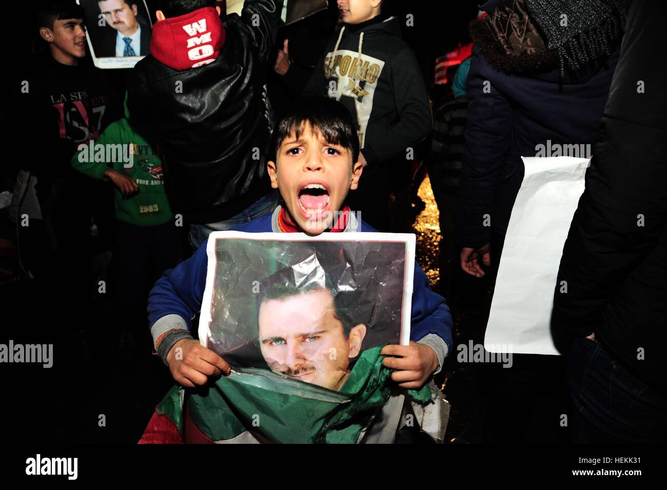 Bashar al assad poster 2016 hi-res stock photography and images - Alamy