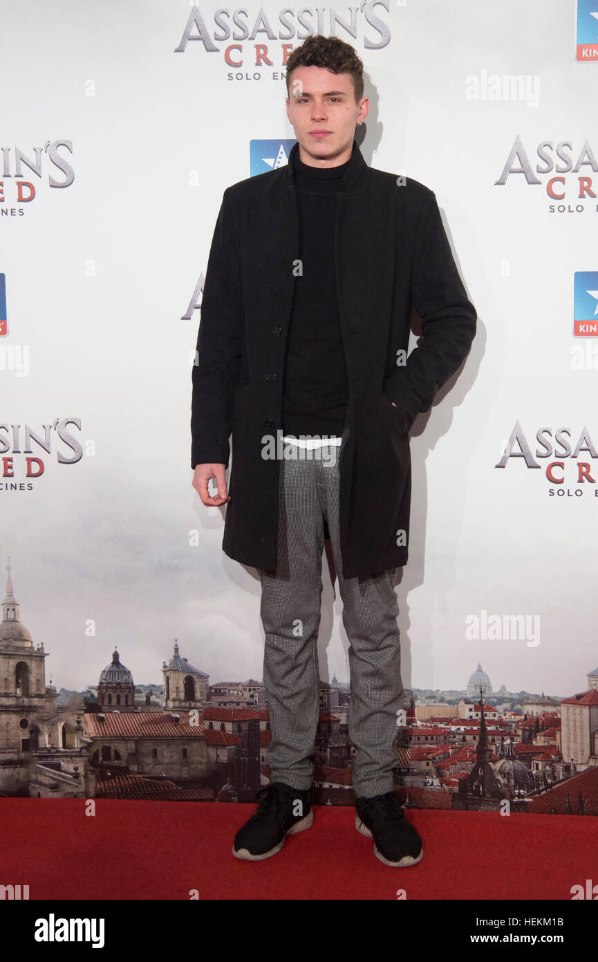 Madrid, Spain. 22nd December, 2016. during the premiere of the movie ...