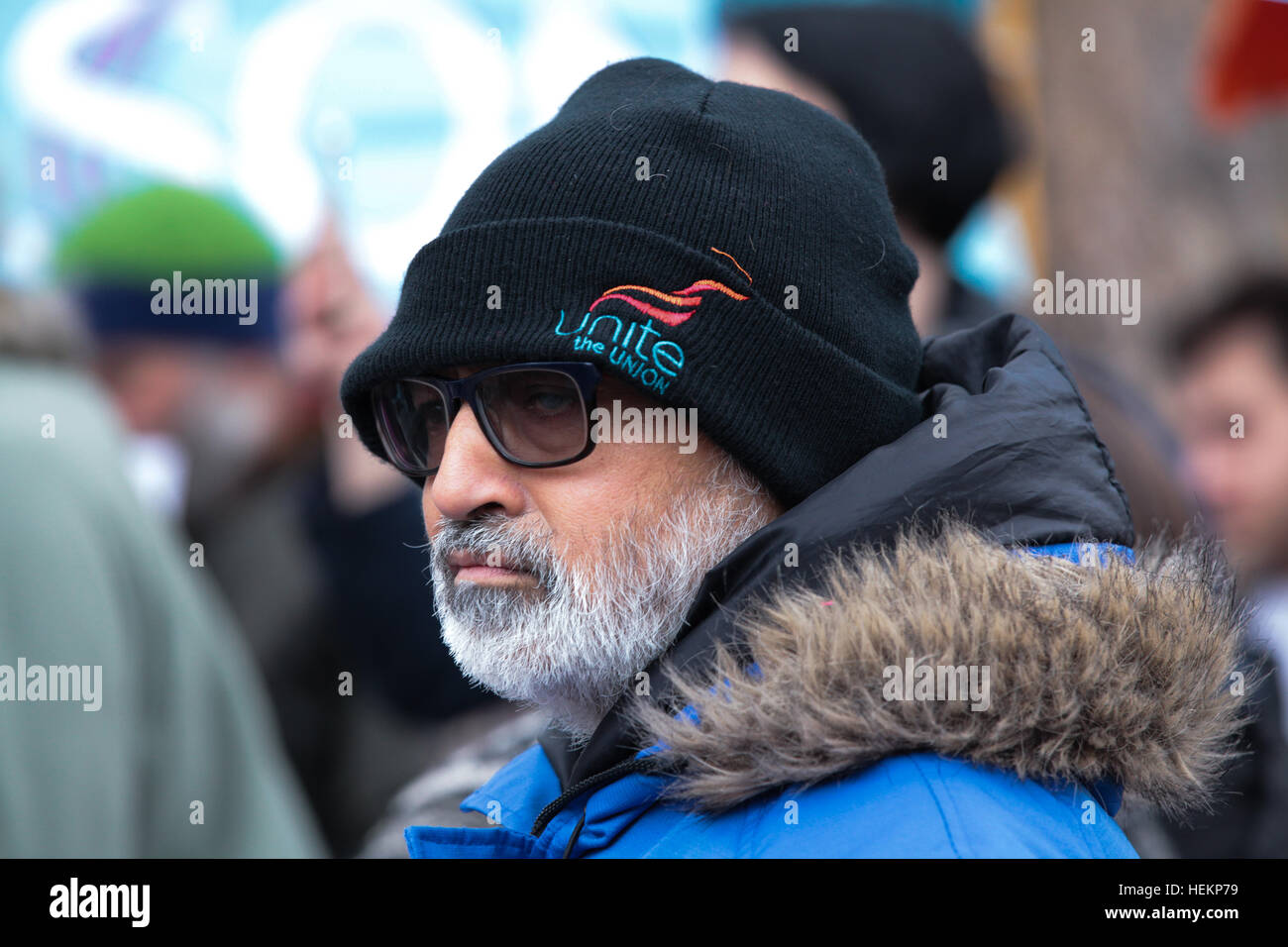 Whitehall, London, UK. 23 Dec, 2016. Health campaigners make a 'Howl ...