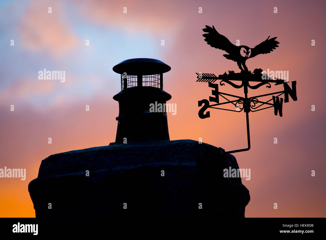 Chimney weathervane hi-res stock photography and images - Alamy