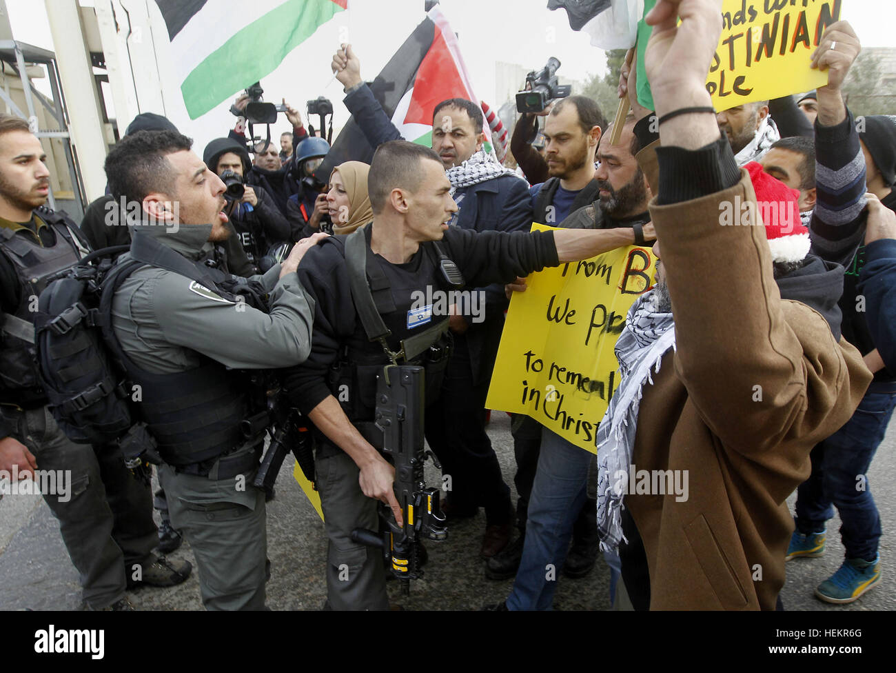 Bethlehem, West Bank, Palestinian Territory. 23rd Dec, 2016. Credit ...