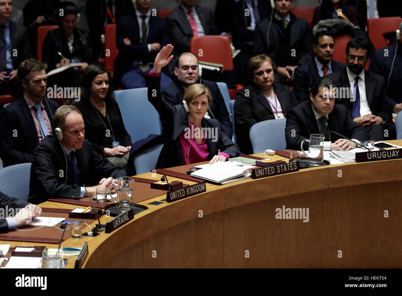 United Nations, UN headquarters in New York. 23rd Dec, 2016. Samantha ...