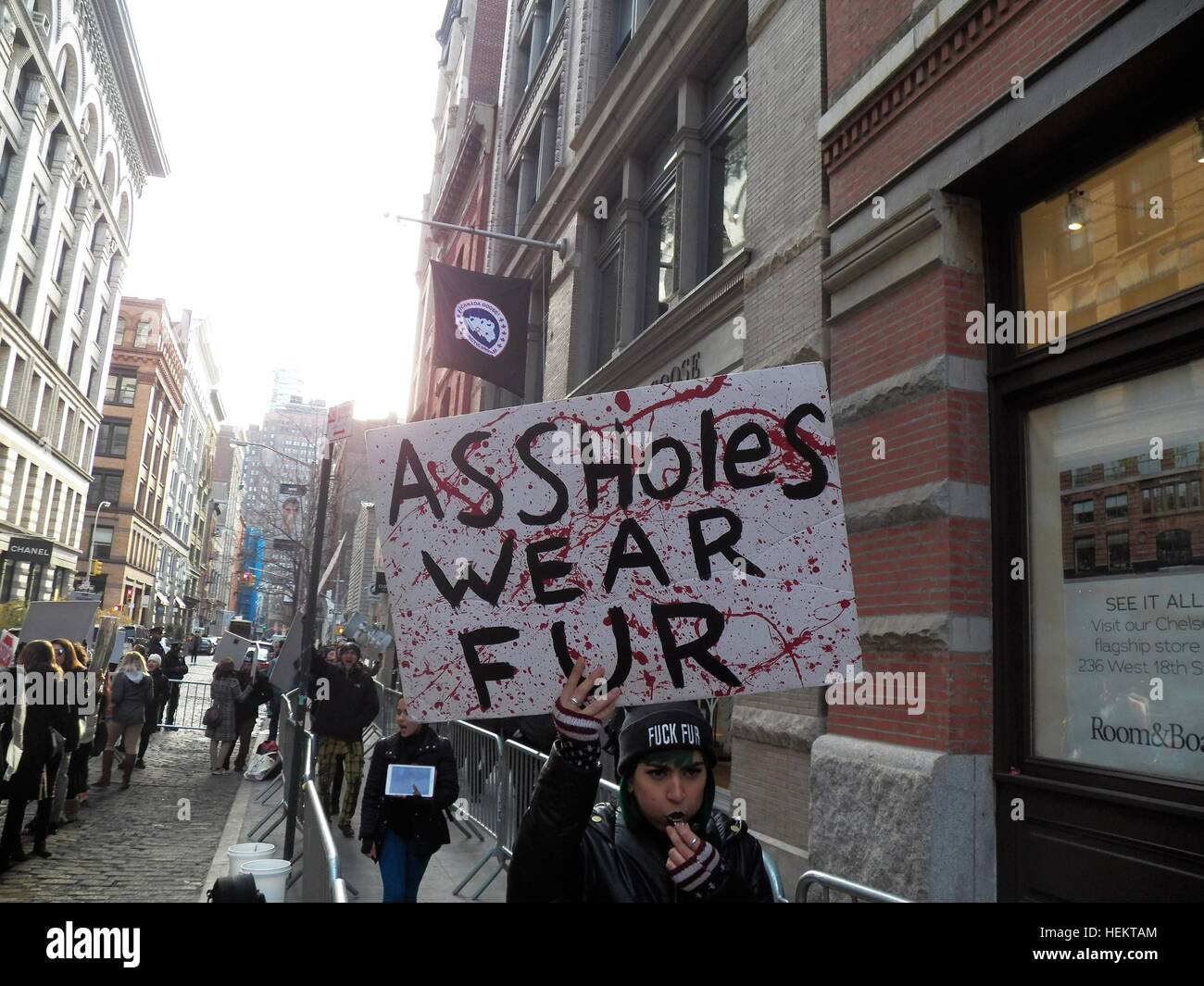 New York, USA. 23rd December, 2016. Today protests are taking place in ...