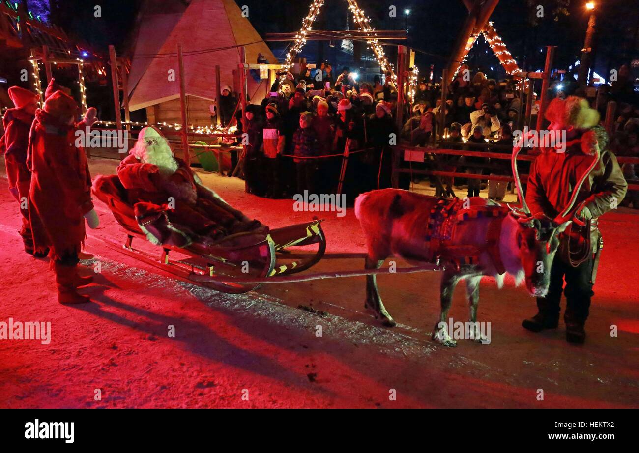Finland santa 2016 hi-res stock photography and images - Alamy