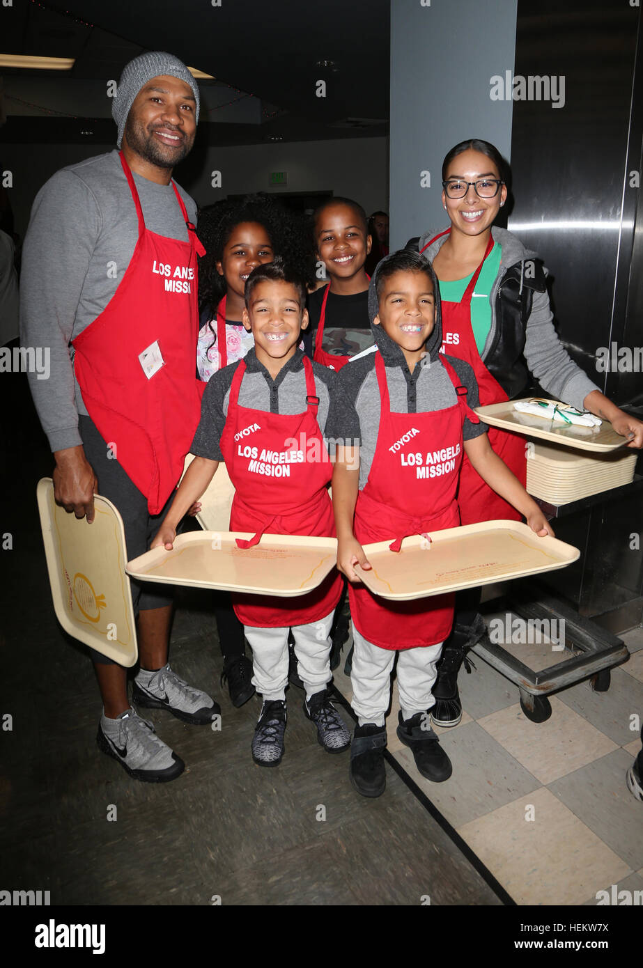 Los Angeles, CA, USA. 23rd Dec, 2016. Derek Fisher, Gloria Govan ...