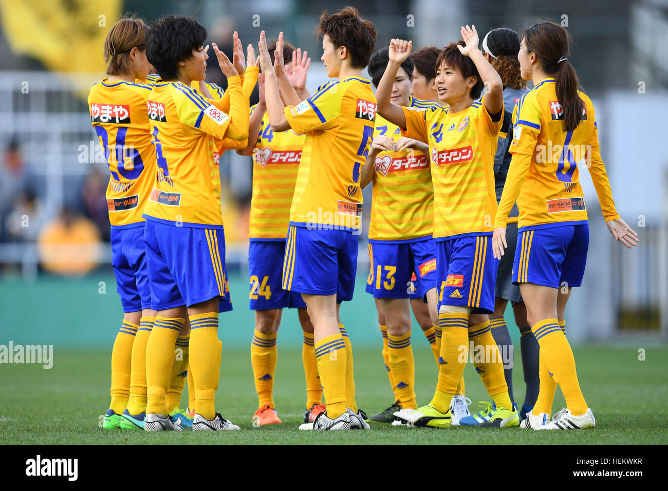 Tokyo, Japan. 23rd Dec, 2016. Vegalta Sendai Ladies team group Football ...