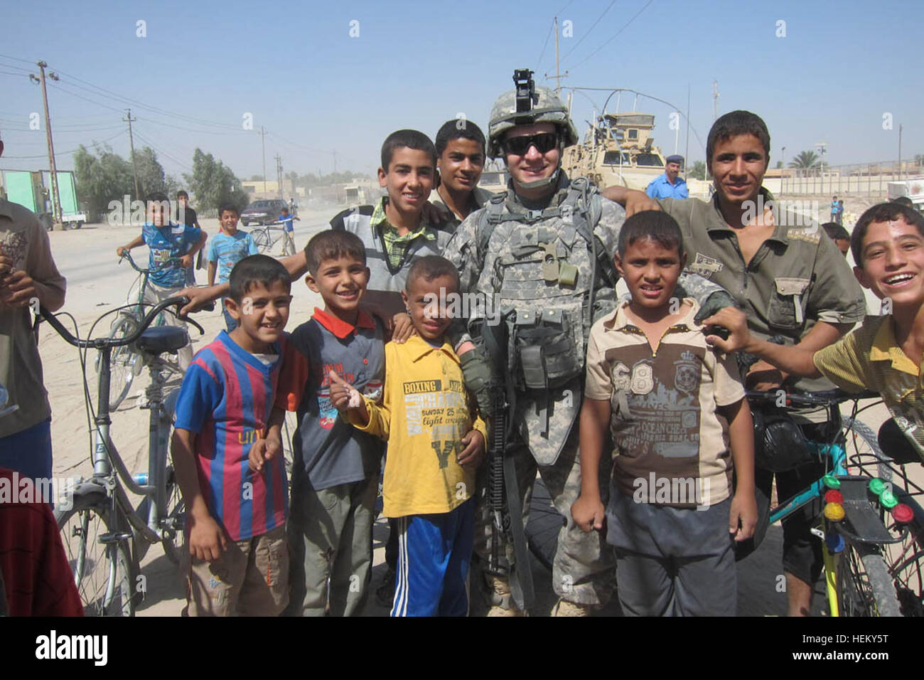 IPs and Stallions give local children school supplies 471057 Stock ...