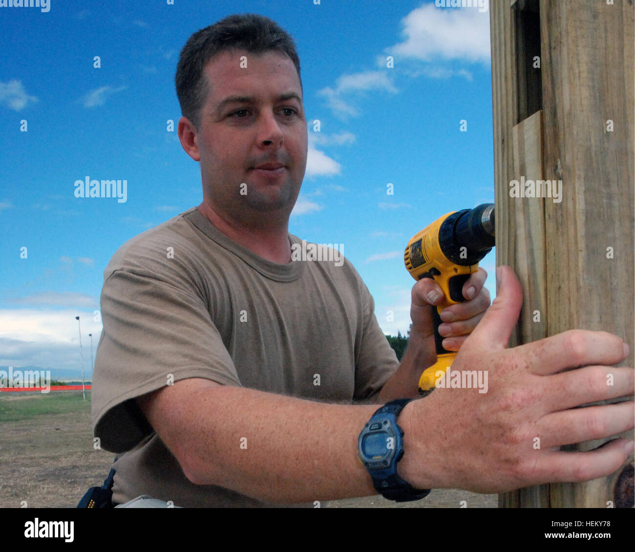 Air Force Reserve Sgt. Shane Helms, a pavement and equipment sergeant ...