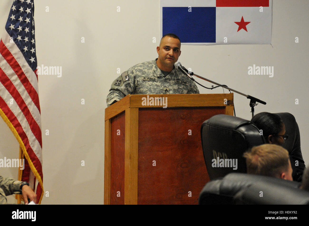 Staff Sgt. Emanuel Alvarez, a platoon sergeant with the Personal ...