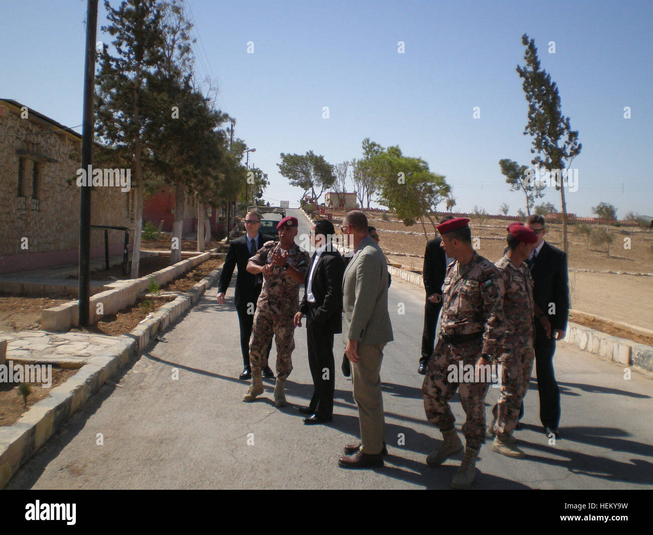 96th Civil Affairs Battalion (ABN) leadership conducts visit with ...