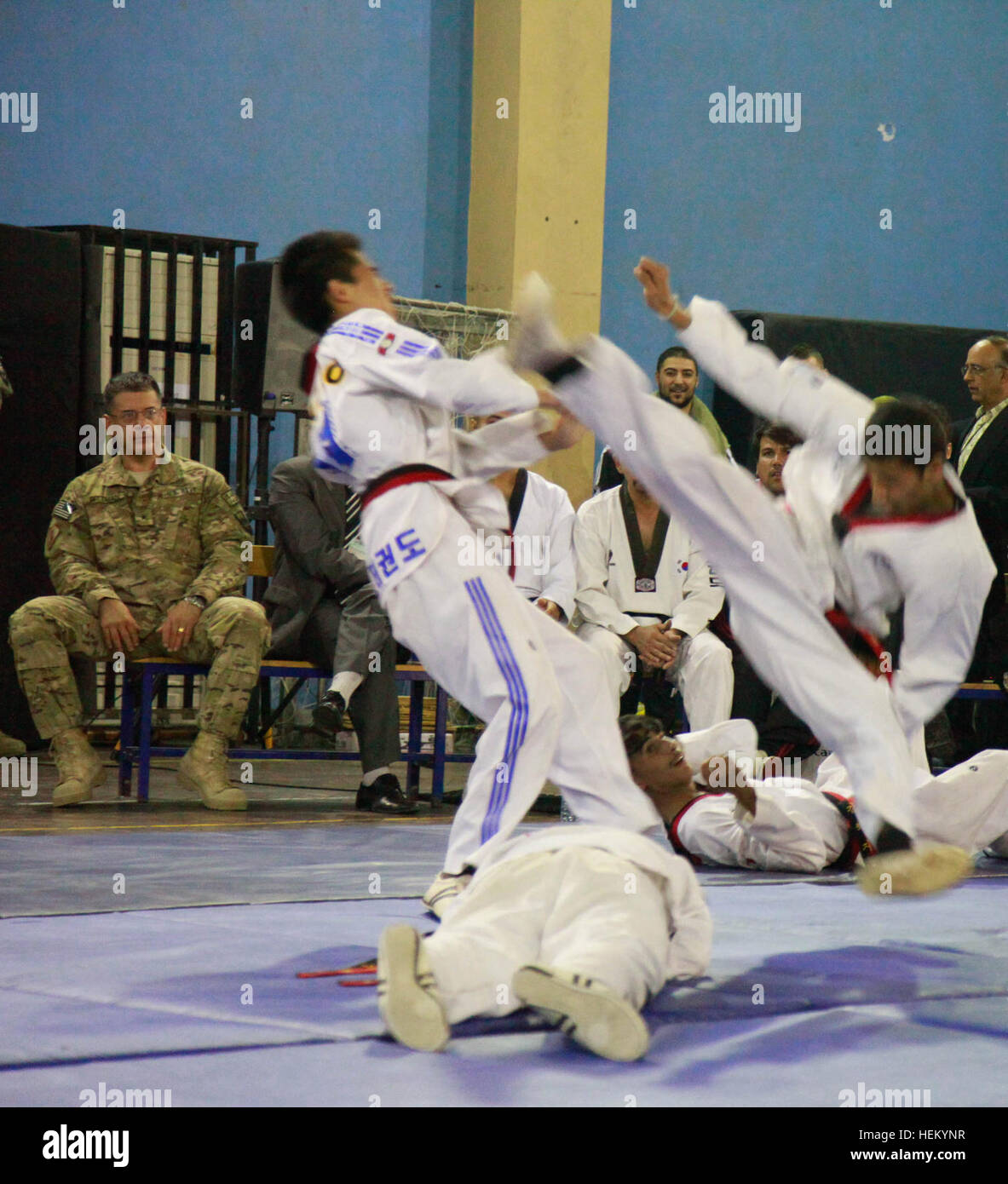 At ISAF Headquarters on October 22, the Afghanistan National Taekwondo ...