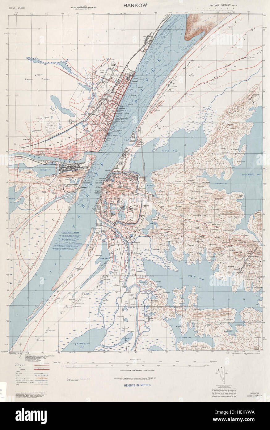 Map of Hankow Stock Photo - Alamy