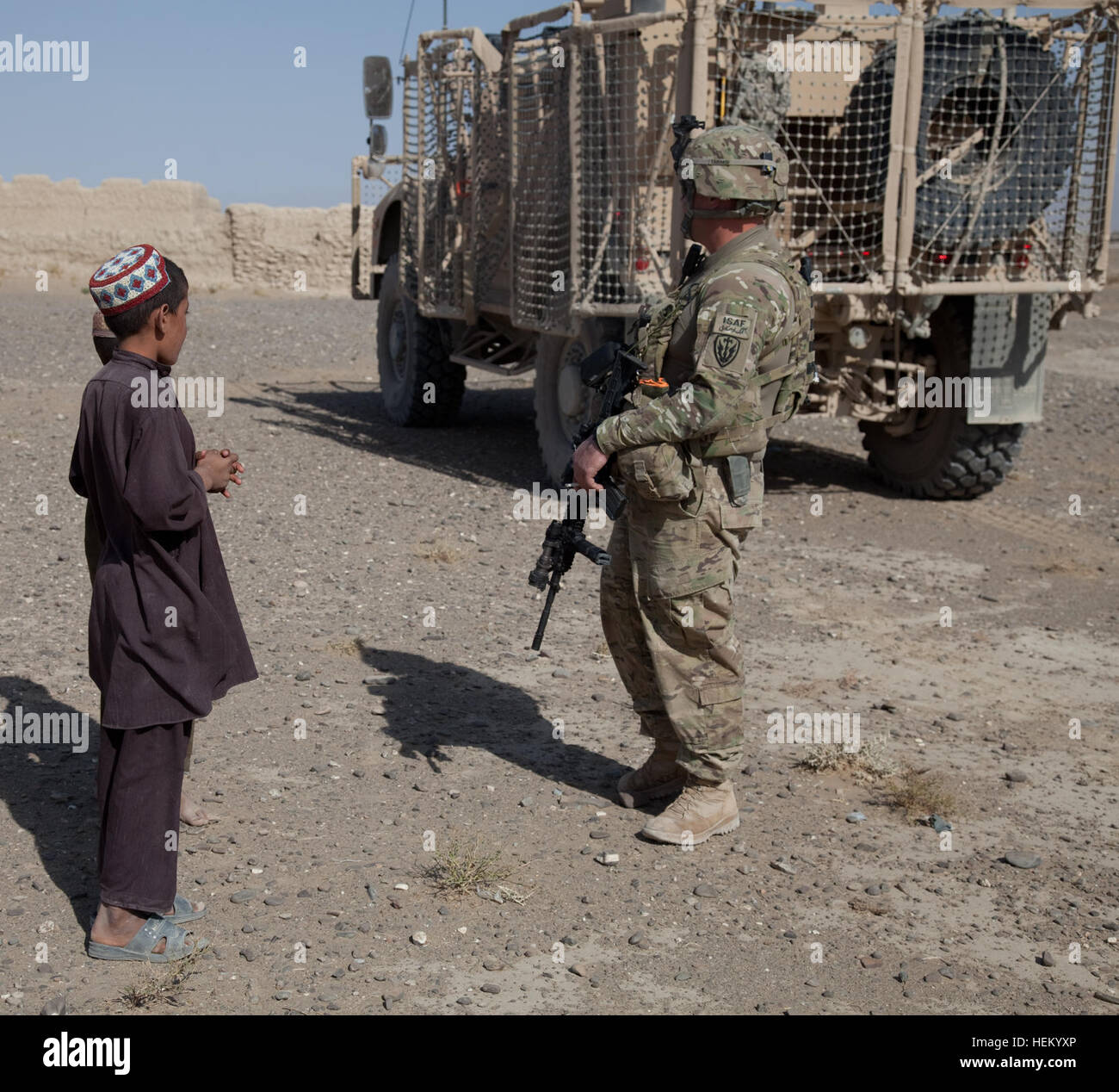 U.S. Army Sgt. Chris Thompson, 319th Psychological Operations Company ...