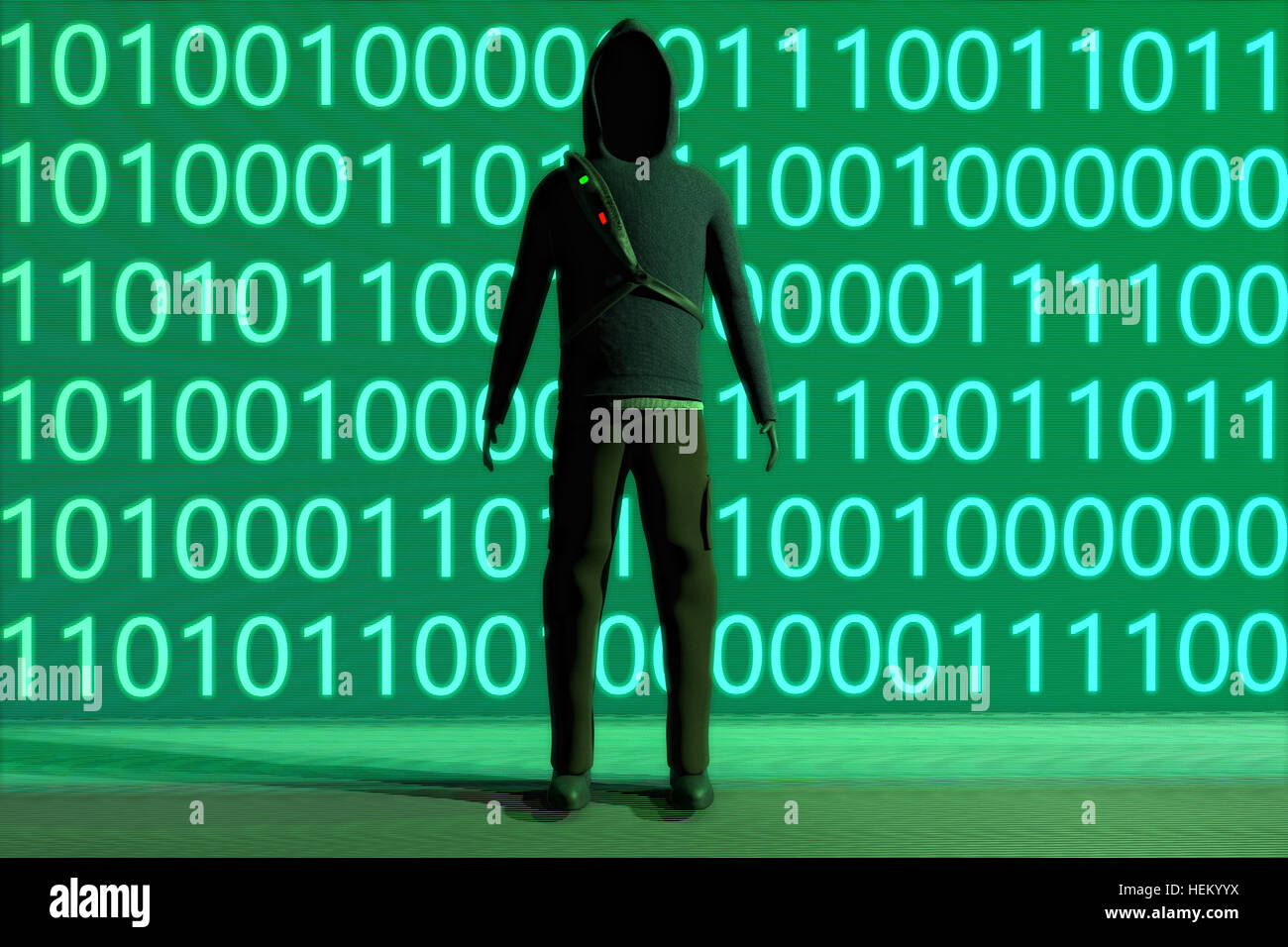 A hacker in infiltration Stock Photo - Alamy