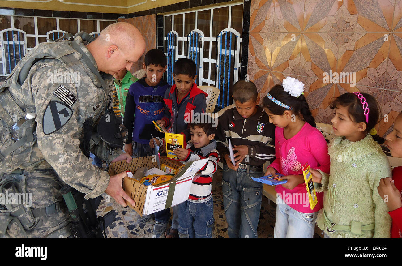 Lt. Col. James Keith, civil affairs officer for the 3rd Battalion, 82nd ...