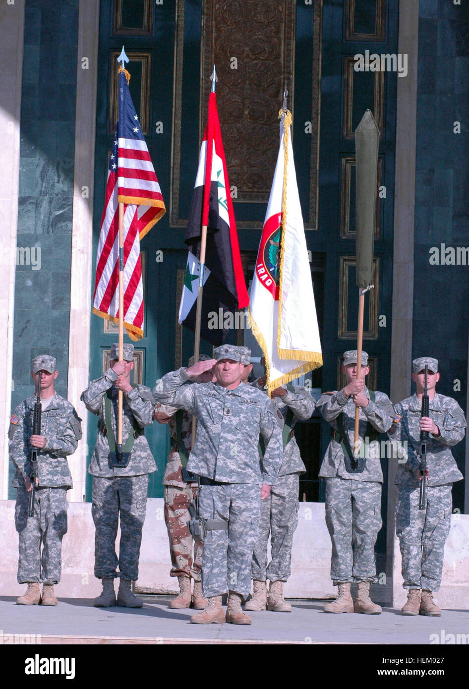Command Sgt. Maj. Ralph Beam, command sergeant major, Multi-National ...