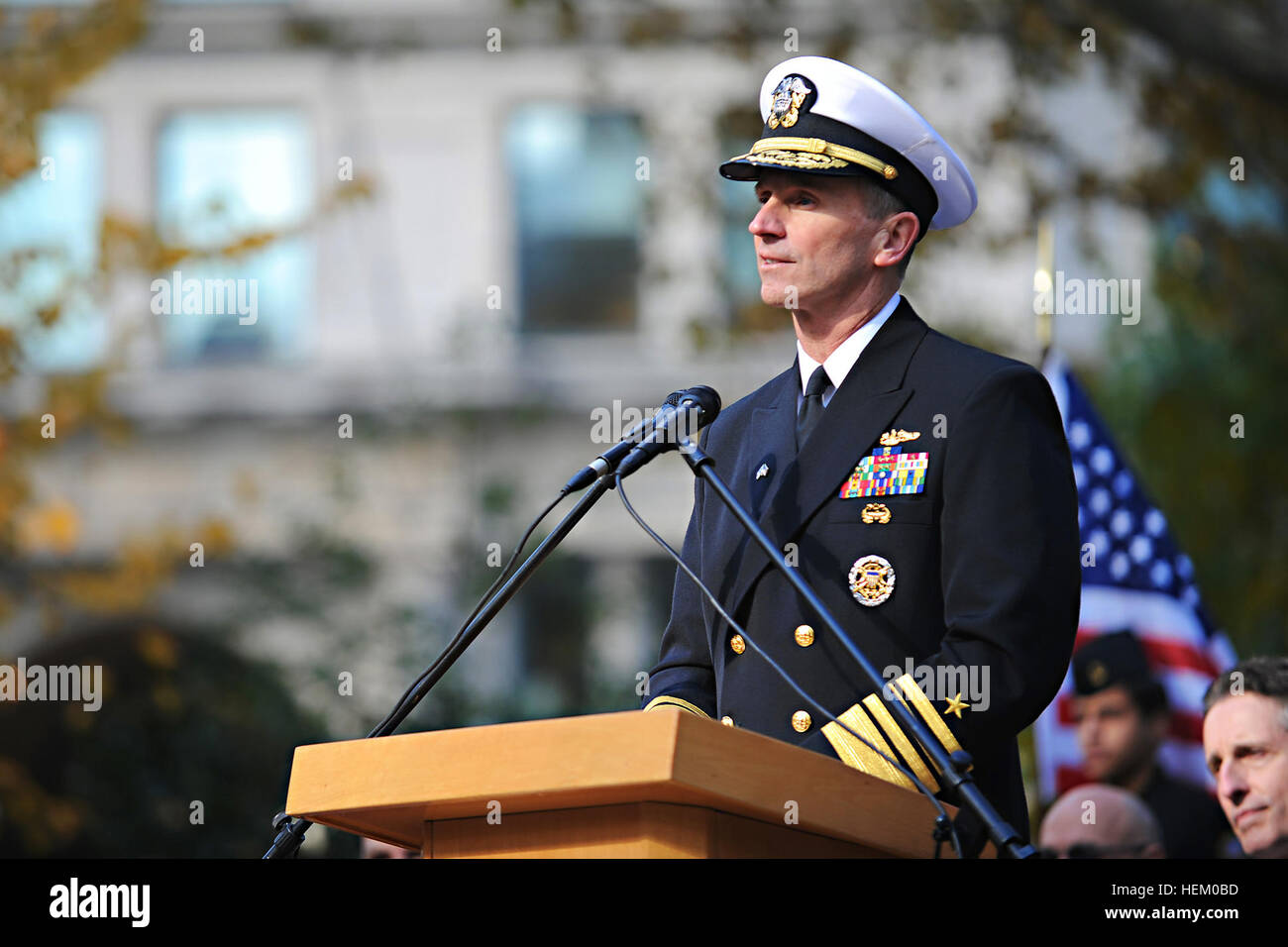 Chief of Naval Operations Adm. Jonathan W. Greenert gives his remarks ...