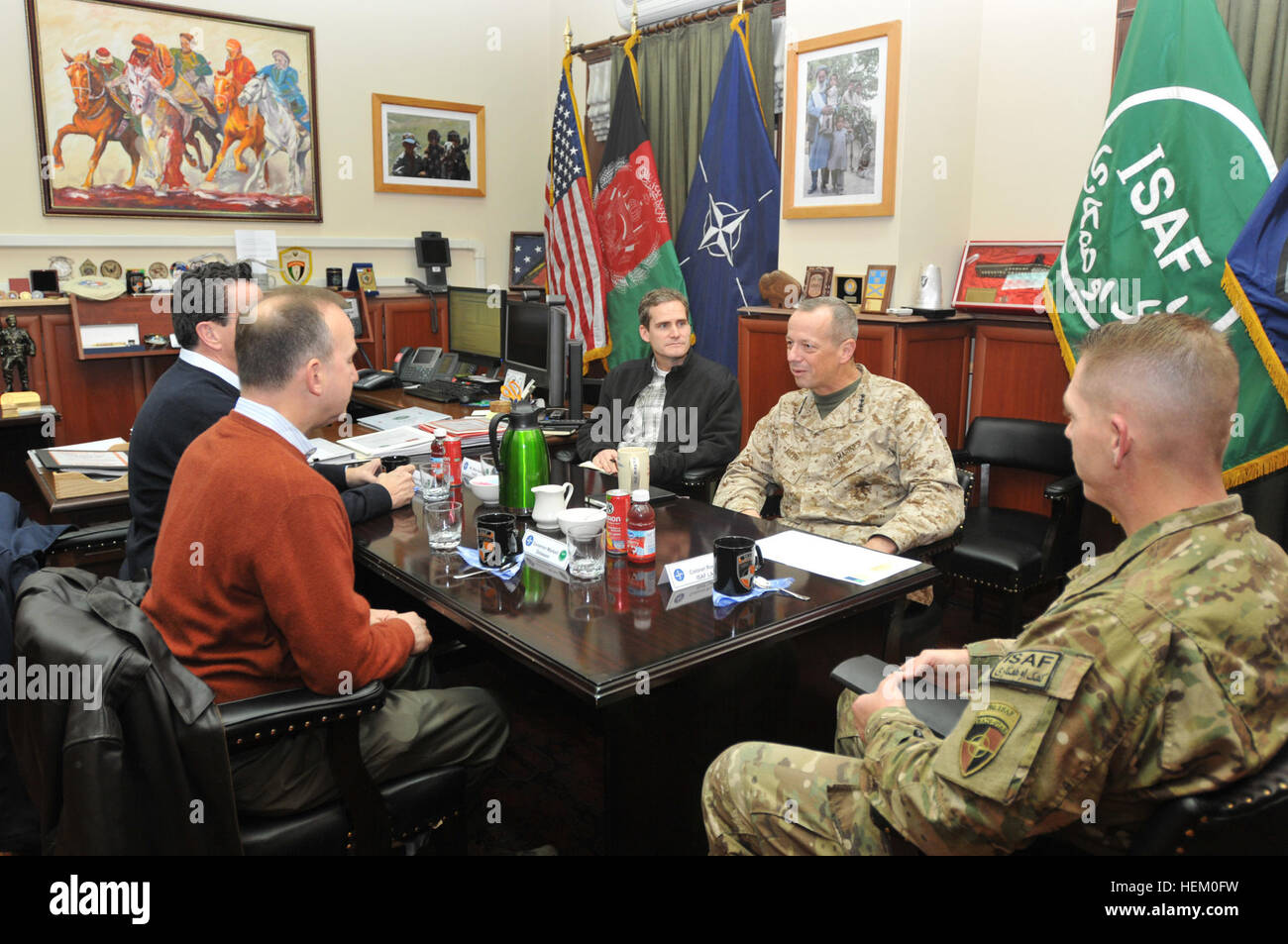Kabul, Afghanistan -- International Security Assistance Force commander ...