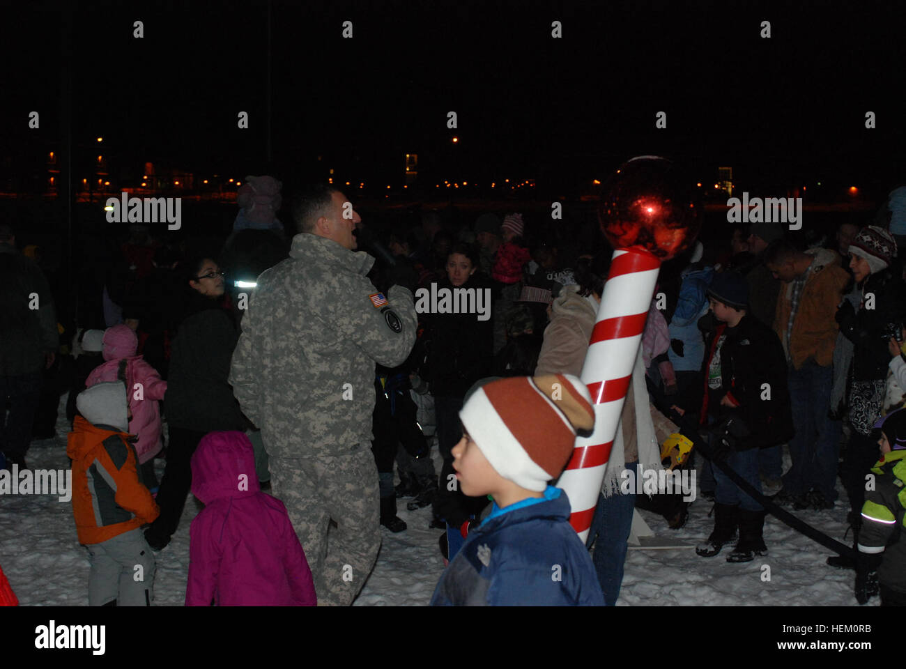 U.S. Army Alaska Commander Maj. Gen. Raymond Palumbo invites children ...