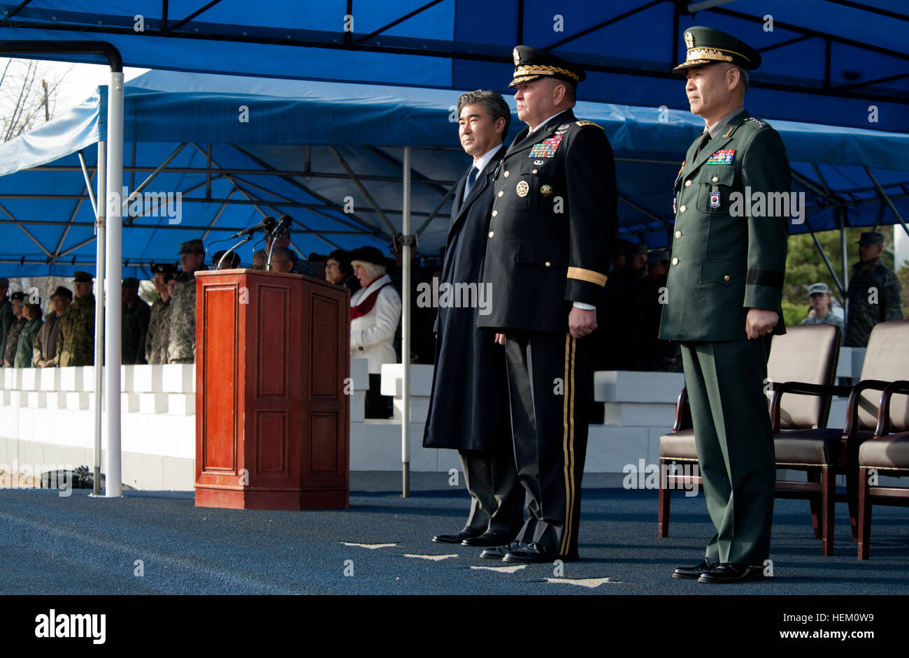 The U.S. Ambassador to the Republic of Korea participated in an honor ...