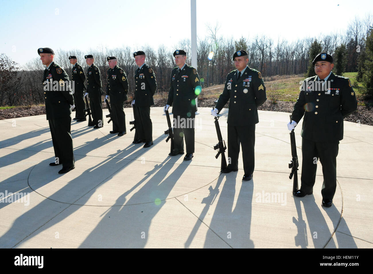 Service members from the 13th Military Police Company at Fort Leonard ...